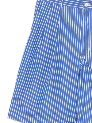 Comme Des Garçons Striped Shorts - Blue