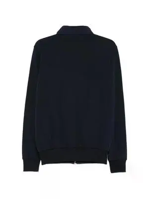 LES HOMMES Zip-up High-neck Cardigan