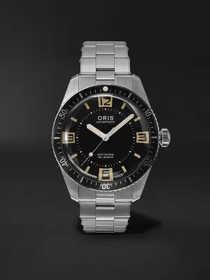 ORIS 60th Anniversary Edition Automatic 40mm Stainless Steel Watch - Black