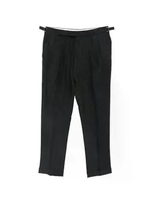 BRIGLIA 1949 Pleated Trousers With Side-adjuster - Grey