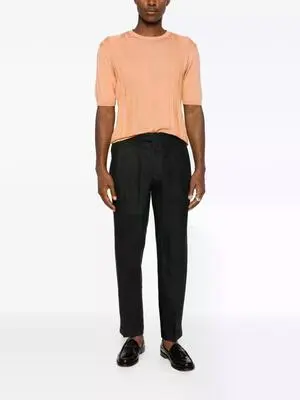BRIGLIA 1949 Pleated Trousers With Side-adjuster - Grey