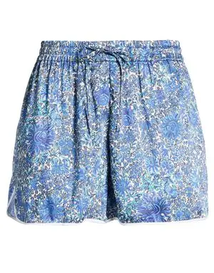 Sandro Floral Print Twill Shorts