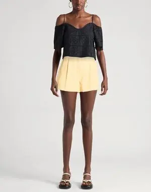 Sandro Polyester Piqué Shorts