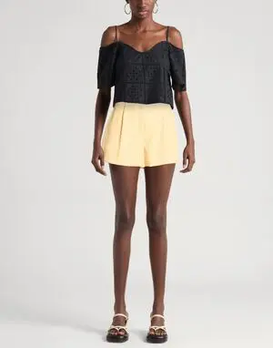 Sandro Polyester Piqué Shorts