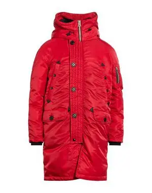 SPIEWAK Puffer Dark Polyamide Parka - Red
