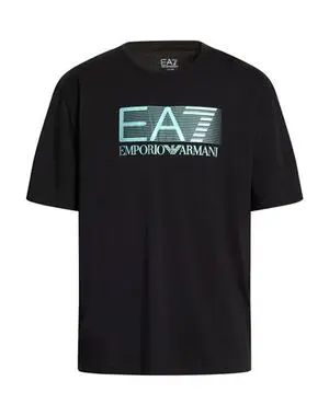 EA7 T-shirt Size Cotton - Black