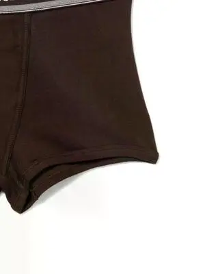 Versace Ribbed Cotton-jersey Trunks