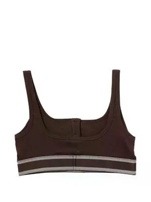 Versace Logo-embroidered Bra