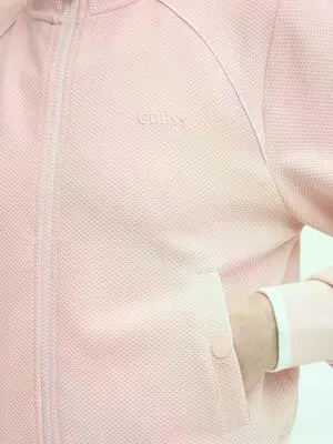 Guess Sarah Textured Zip-up Sweatshirt