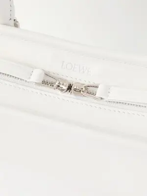 Loewe Amazona 180 Mini Leather Shoulder Bag - White