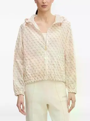 Guess Patterned Hooded Jacket