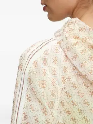 Guess Patterned Hooded Jacket