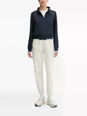 Guess Textured Zip-up Sweatshirt - Blue