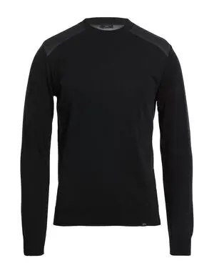 Paul & Shark Knitted Cotton Sweater - Black