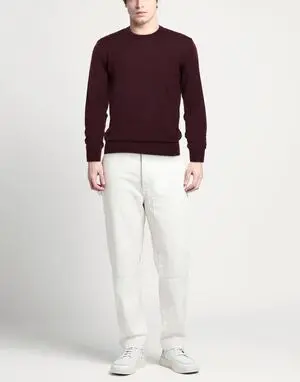 FILIPPO DE LAURENTIIS Merino Wool Crewneck Sweater - Red