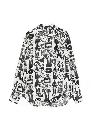 Comme Des Garçons Graphic-print Shirt