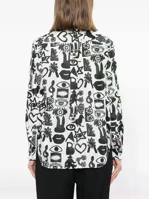 Comme Des Garçons Graphic-print Shirt