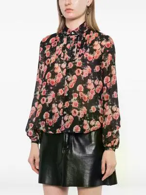 R13 Shrunken Pleated Blouse