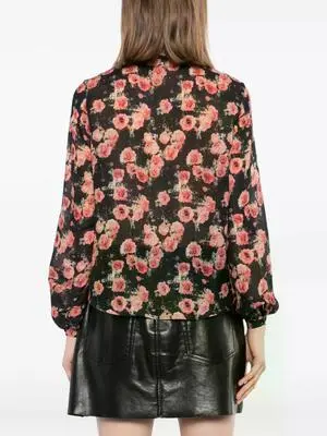 R13 Shrunken Pleated Blouse