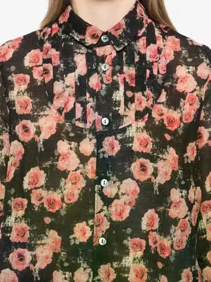 R13 Shrunken Pleated Blouse