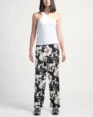 Maje Floral Print Satin Pajama Pants