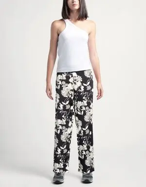 Maje Floral Print Satin Pajama Pants