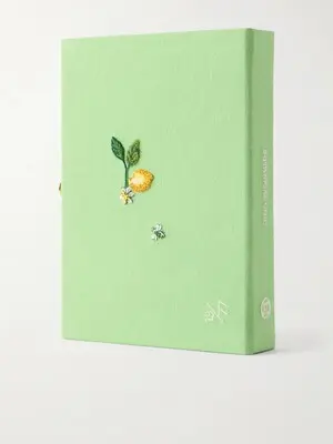 OLYMPIA LE-TAN Botanical Chic Appliquéd Embroidered Clutch