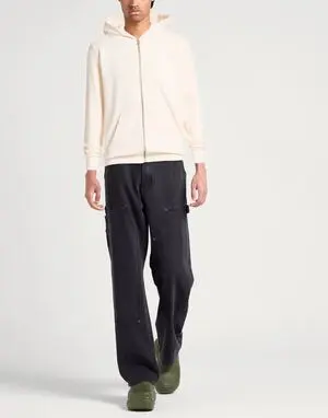 SHOE Cotton French Terry Zip Up Hoodie - Beige