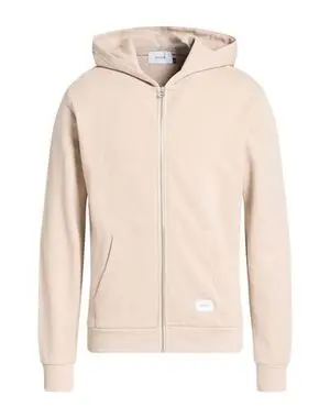 SHOE SHOE French Terry Zip-Up Hoodie Sand