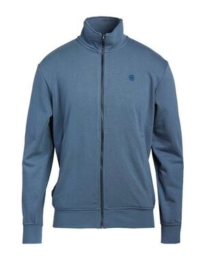G-star Raw Sweatshirt In Organic Cotton And Recycled Polyester - Blue