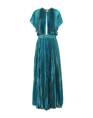 Just Cavalli Maxi Dress Turquoise Polyester