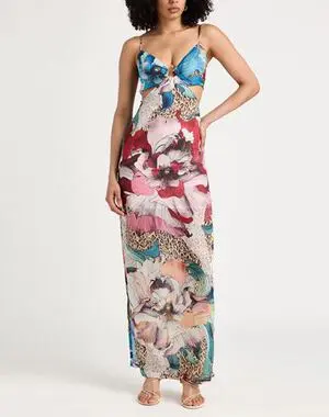 Just Cavalli Floral Print Maxi Dress