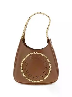Stella McCartney Small Braided-strap Shoulder Bag - Brown