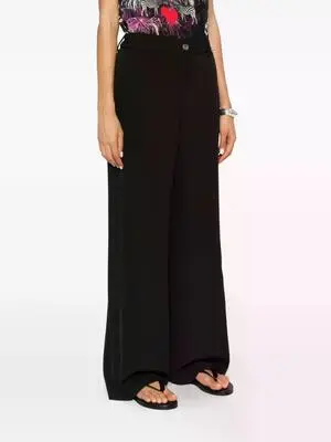 Dixie Logo Plaque Wide-leg Trousers