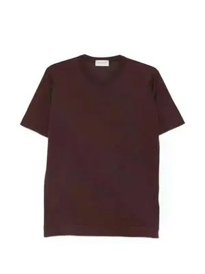 John Smedley Lorca Fine-knit T-shirt - Brown