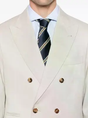 Brunello Cucinelli Double-breasted Suit - Neutrals