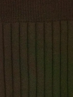 Paul Smith Ribbed-knit Socks With Contrast Toe
