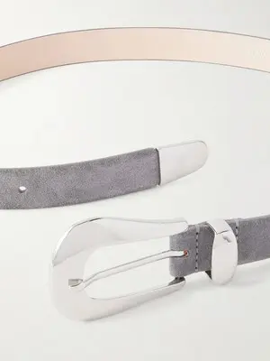 DEHANCHE Colette Suede Belt - Gray