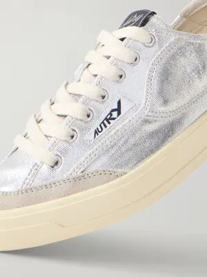 AUTRY Windscape Low Metallic Sneakers - Silver