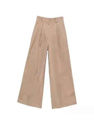 Balenciaga Pleated Trousers - Neutrals
