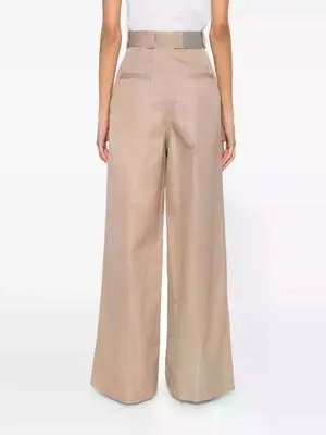 Balenciaga Pleated Trousers - Neutrals