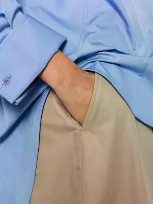 Balenciaga Pleated Trousers - Neutrals