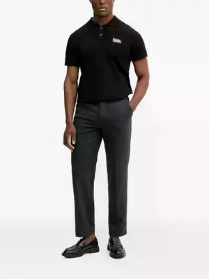 Karl Lagerfeld Logo-print Short-sleeve Polo Shirt