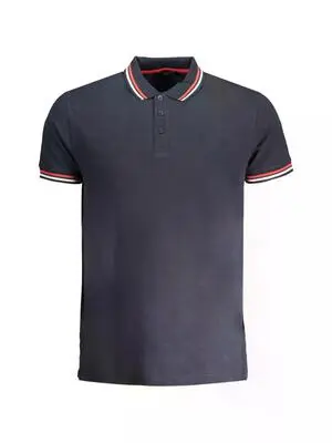Roberto Cavalli Tipped-trim Polo Shirt - Blue