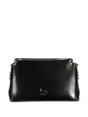 Byblos Patent-leather Star-stud Clutch