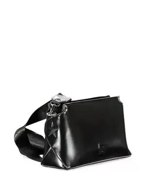 Byblos Patent-leather Star-stud Clutch