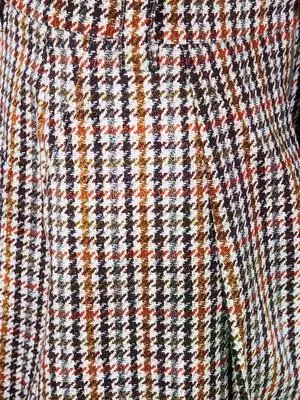 PIERRE-LOUIS MASCIA Houndstooth-pattern Pleated Trousers