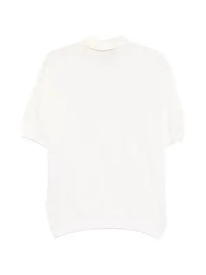 Paul & Shark Fine-knit Polo Shirt - White