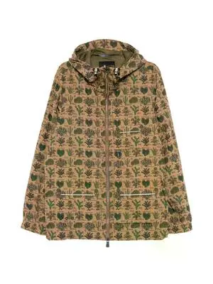 Moncler Logo-patched Graphic-print Jacket