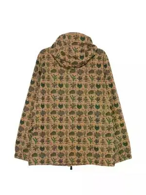 Moncler Logo-patched Graphic-print Jacket